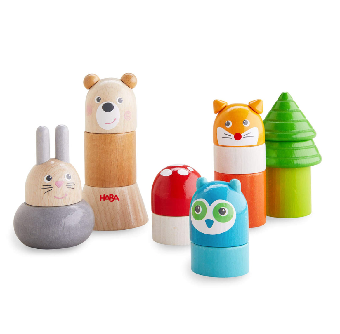 HABA Forest Animals Wooden Stacking Toy – Kazka Toys